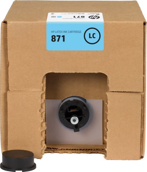 HP 871B LATEX INK 3 LTR L/CYAN | Aarque